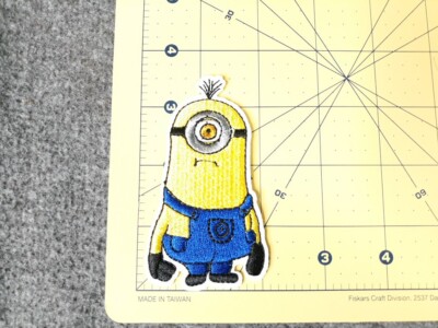 Despicable Me One Eye Confused Minion Embroidered Iron On Sewing Patch ...