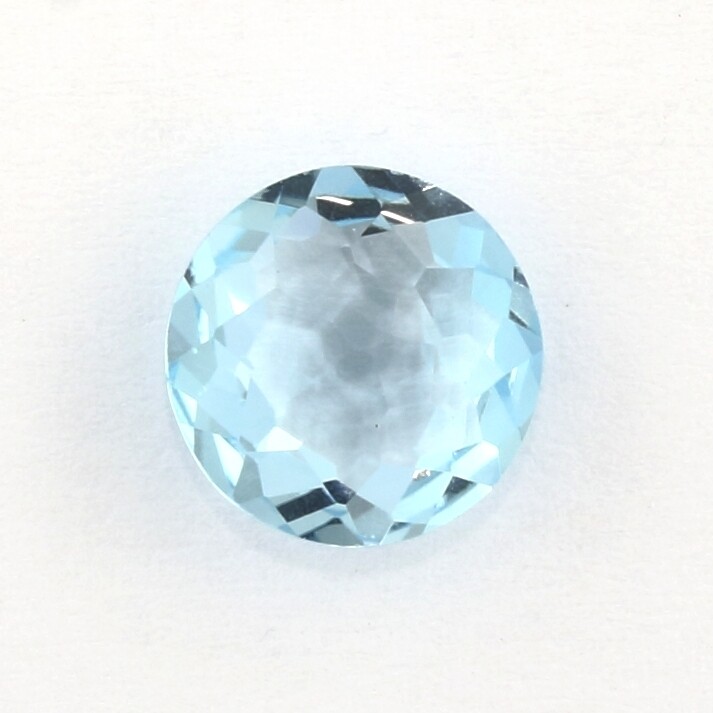 SKY BLUE TOPAZ 7 MM ROUND BRIOLETTE CUT ALL NATURAL F-5027 | eBay