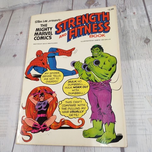 1976 Mighty Marvel Comics STRENGTH & FITNESS BOOK VG/FN 5.0 1st Simon & Schuster | eBay
