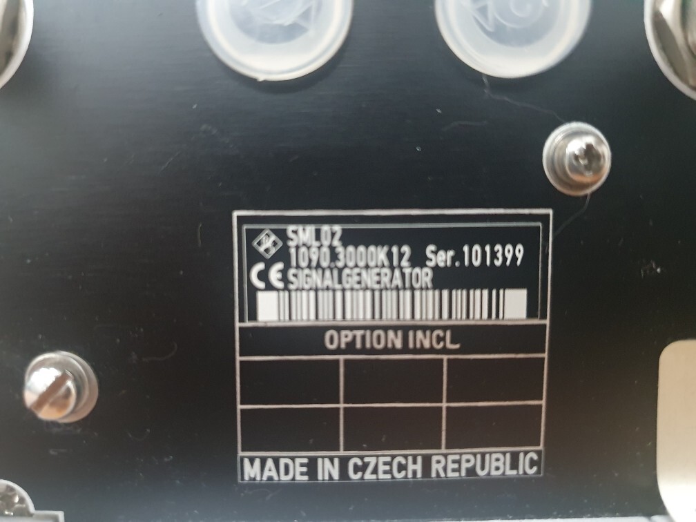 Rohde & Schwarz SML02 RF Signal Generator With Option B19 for sale ...