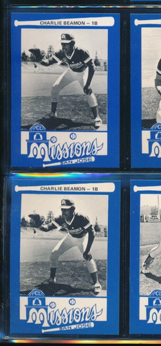 Lot (2) 1977 Mr Chef's Fish & Chix #9 Charlie Beamon San Jose Missions ...