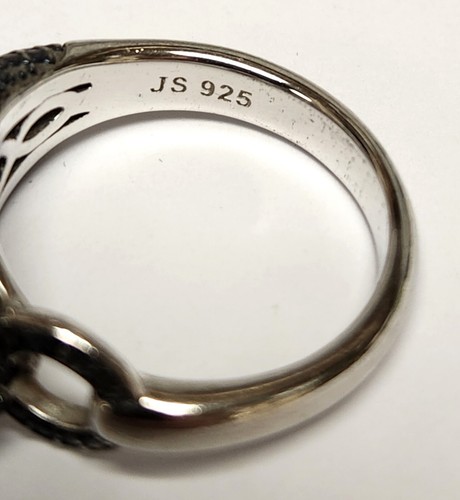 Affinity JS 925 Sterling Silver Blue Yellow Diamond Panther Jaguar Cat ...