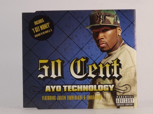 50 CENT AYO TECHNOLOGY (J78) 2 Track CD Single including Picture Sleeve ...