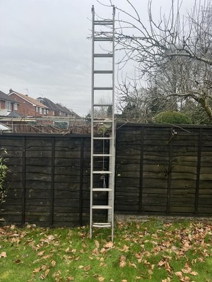 CLIMA D ROPE DRIVE 2 SECTION ROPE EXTENSION LADDER 7m INDUSTRIAL CLASS ...