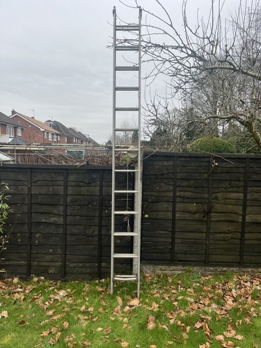 CLIMA D ROPE DRIVE 2 SECTION ROPE EXTENSION LADDER 7m INDUSTRIAL CLASS ...