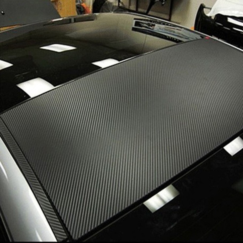 3D Car Interior Carbon Fiber Vinyl Wrap Sticker Dashboard Trim Panel ...