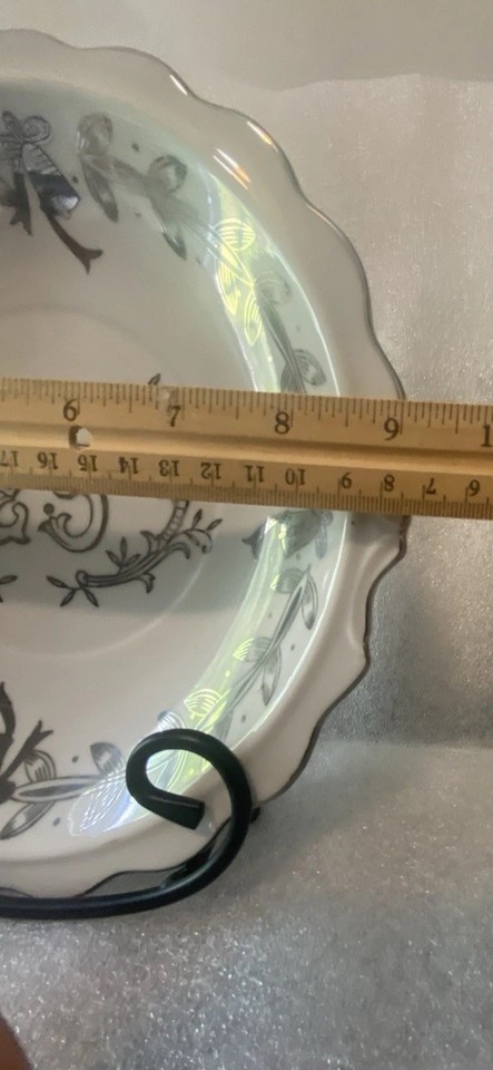 Lefton China 25th Anniversary Bowl No Pitcher Silver Trim #6550 ...