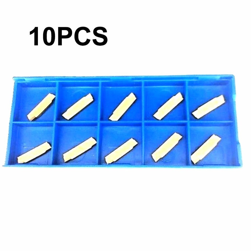 Set 10pcs Grooving Carbide Inserts Wear Resistance With Box Cutter Kit ...