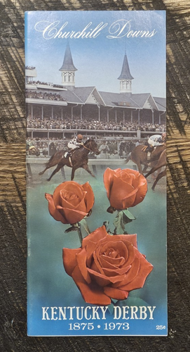 1973 Kentucky Derby Churchill Downs Program - Secretariat Triple Crown ...