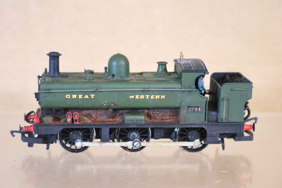 HORNBY KIT BUILT WEATHERED GW GWR 0-6-0 CLASS 27XX PANNIER TANK ...