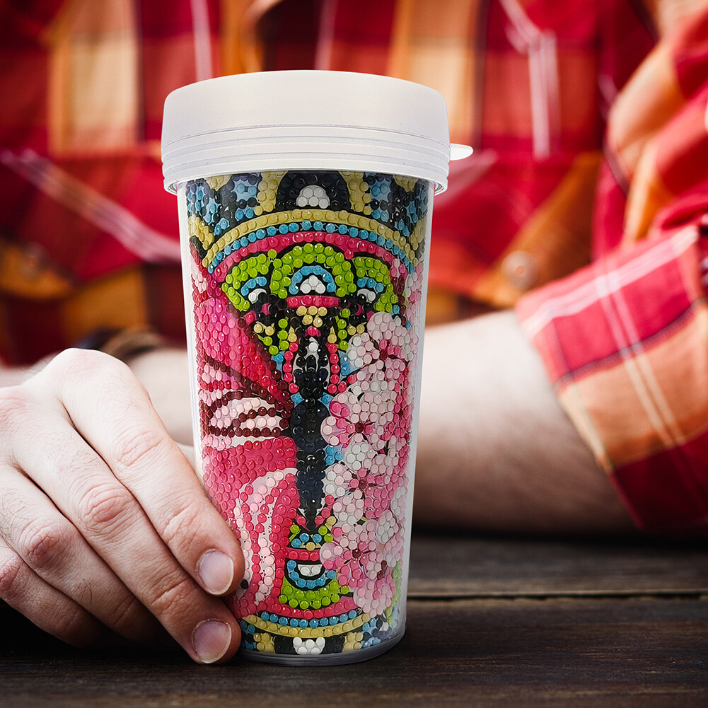 DIY Diamond Painted Water Mug Leak Proof BPA Free for Daily Carry ...