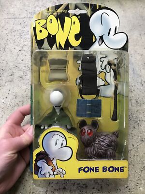 NIP Sealed Jeff Smith's Bone Action Figures: Fone Bone 1996 - Nice ...