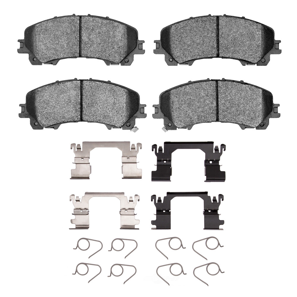 Disc Brake Pad Set-DFC 5000 Advanced Brake Pads - Ceramic and Hardware ...