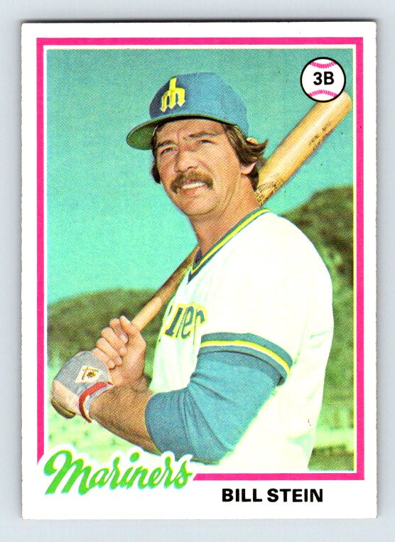 BILL STEIN Seattle Mariners 1978 Topps Baseball Card B185 | eBay