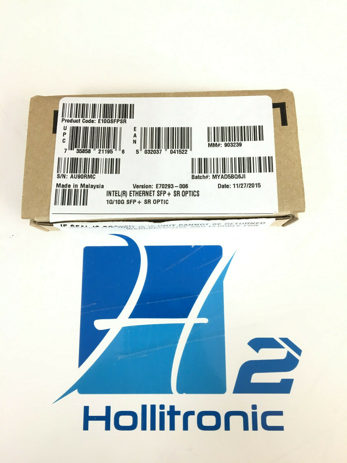 Intel Ethernet SFP+ SR Optics 1G/10G (E10GSFPSR) Ver: E70293-006 *NEW ...