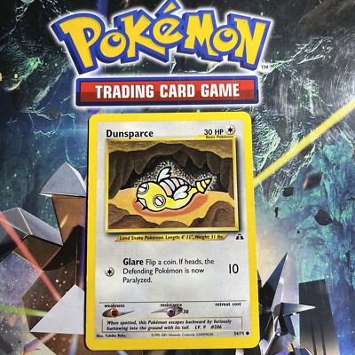 Pokemon WOTC Dunsparce 54/75 Neo Discovery Set UNLIMITED Common NM | eBay