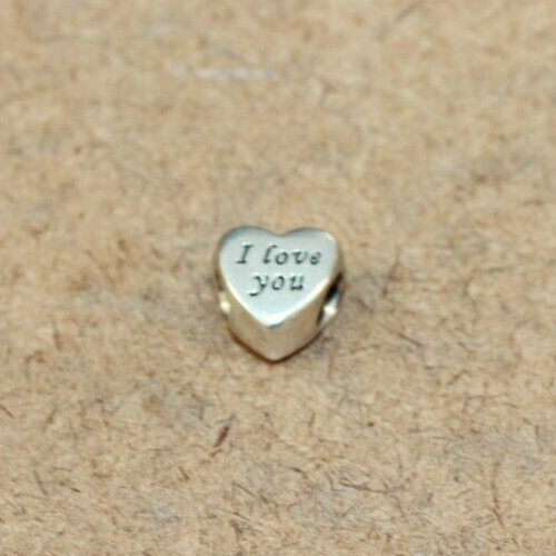 STERLING SILVER PANDORA I LOVE YOU CHARM #791422 [035WEJ] | eBay