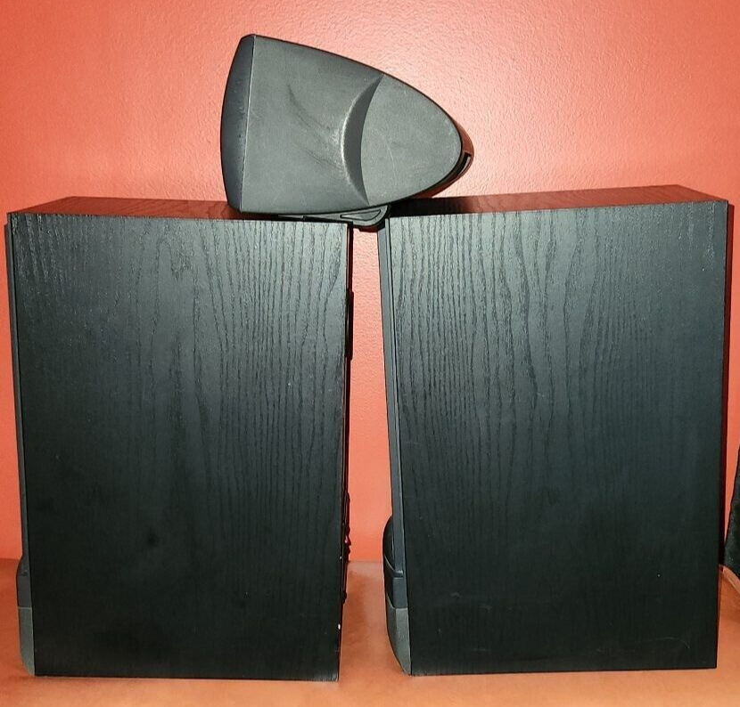 Infinity RS3 Bookshelf Speakers Plus CC-1 Center Channel Speaker ...