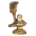 Brass Shivling with Snake Shiv Lingam Statue Snake Idols of Shiva ...