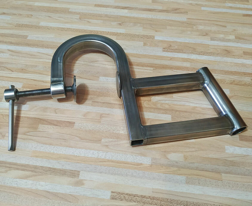 Shallow Water Anchor Cajun Anchor Transom C-Clamp Mount for 3/4" Anchor ...