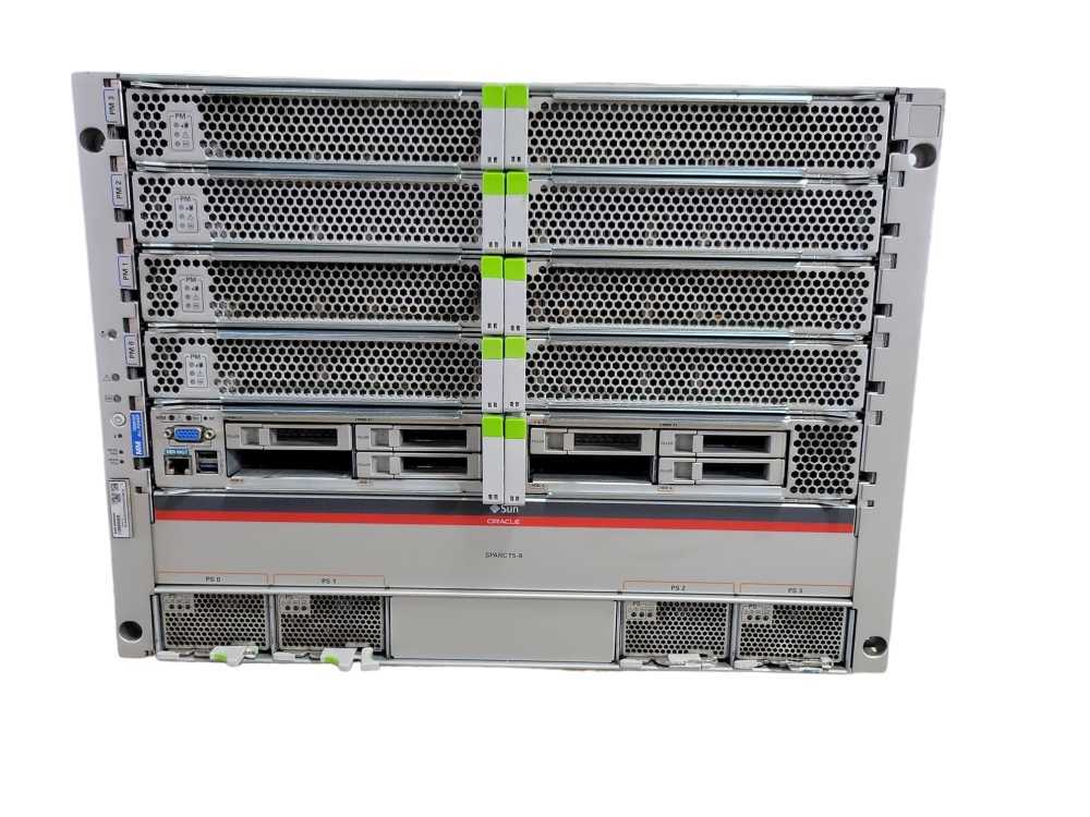 Sun Oracle T5-8, 8x SPARC T5 16-Core CPU, 2TB RAM, 4x 220V PSU, READ ...