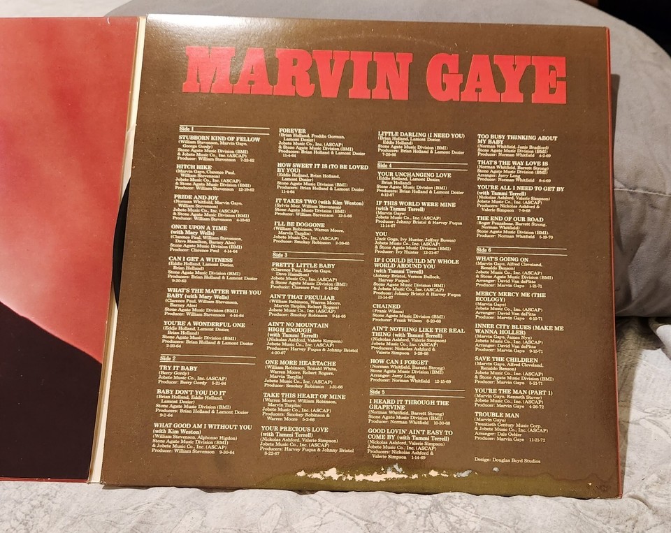 Marvin Gaye - Anthology {1974 12Pg Color Insert Motown} - M9 791A3 - 3 ...