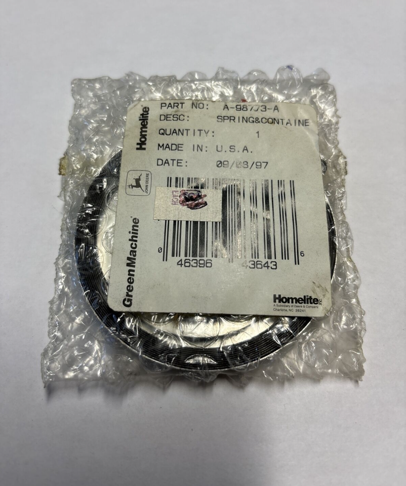 Homelite OEM Trimmer Starter Spring A-98773A ST-155, ST175 ST-175 ...