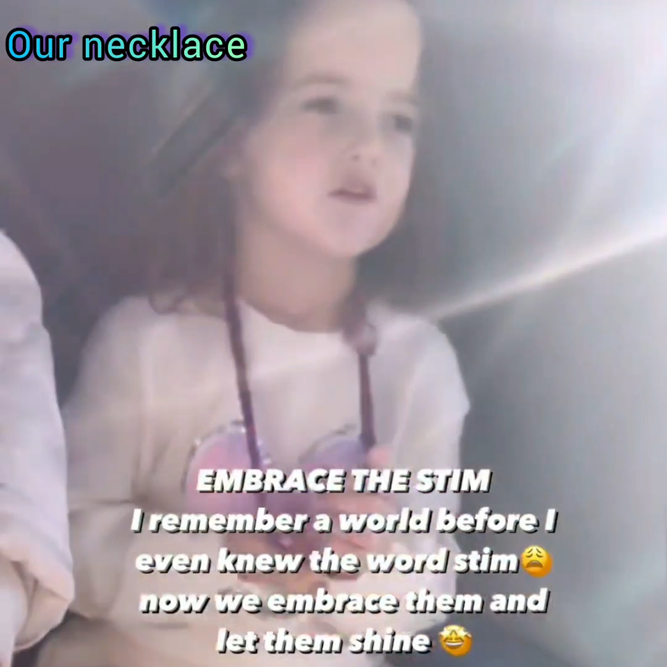 1x Fabric chewelry Chew Necklace Sensory Stim Fidget ADHD Anxiety ...