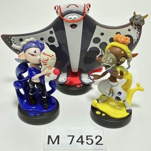 Used Amiibo Surimi Union Set Fuuka / Utsuho / Mantaro Splatoon | eBay