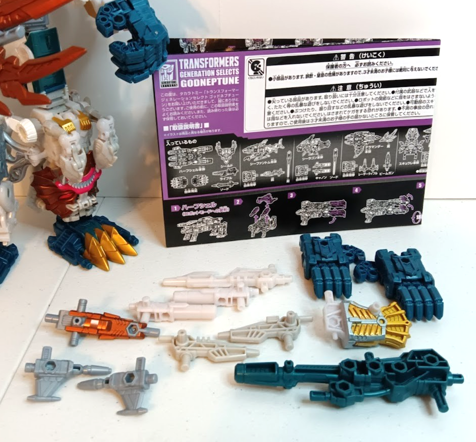 GOD NEPTUNE Transformers Seacons TT-GS10 Generations Selects Piranacon ...