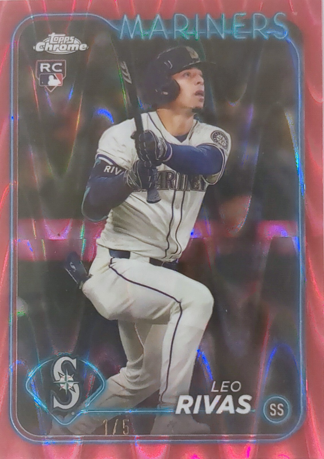 2024 Topps Chrome Update Series - Red RayWave Refractor #USC76 Leo ...