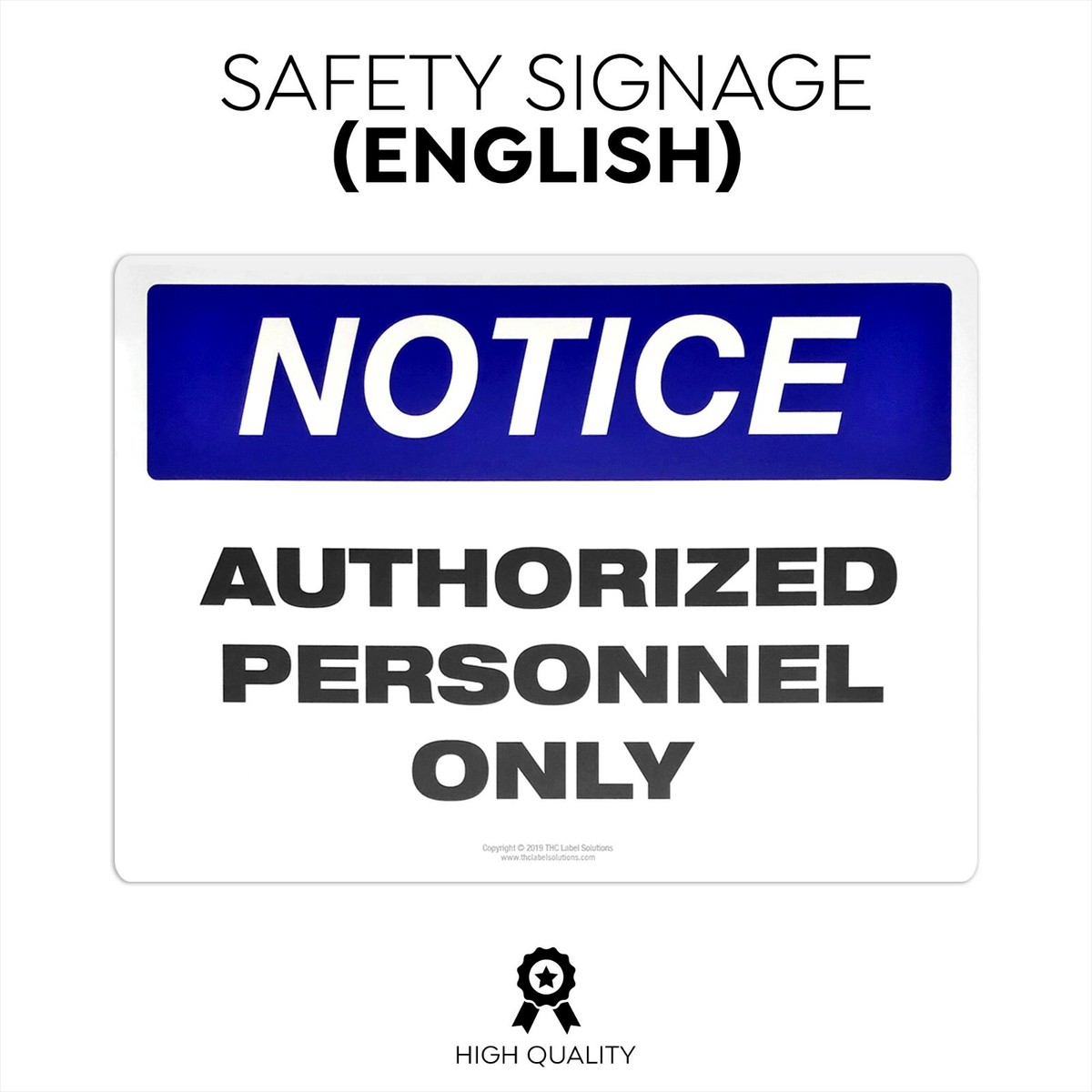 Authorized Personnel Only Label Authorized Personnel Only Labels,