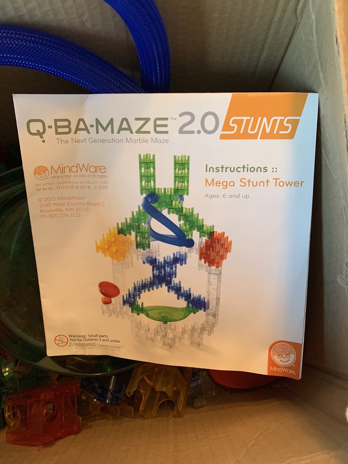 Q-BA-MAZE 2.0: Mega Stunt Set With Marbles And Tubes | eBay