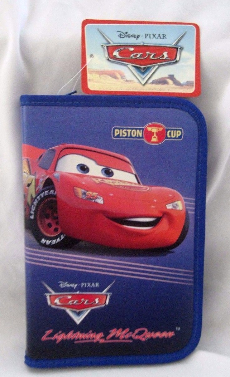 Disney Pixar Cars Lightning McQueen Carrying Case Stationary Set-Brand ...