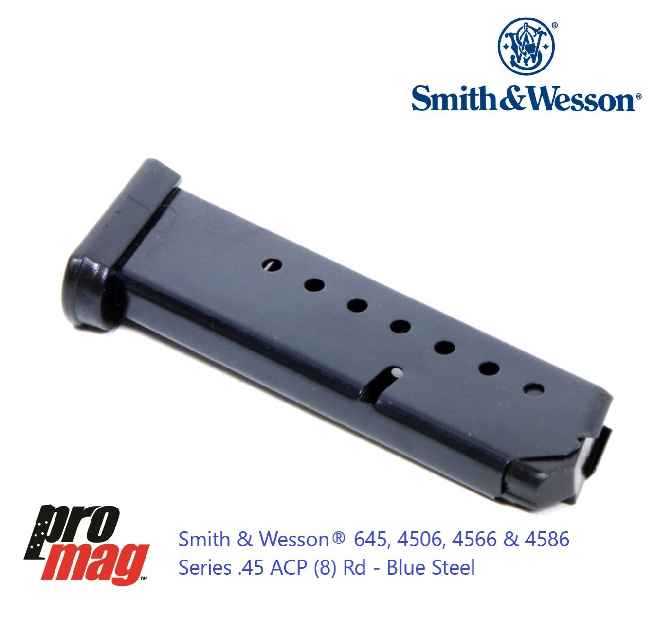 ProMag SMI12 8-round Magazine for Smith & Wesson 645 4506 4566 & 4586 ...
