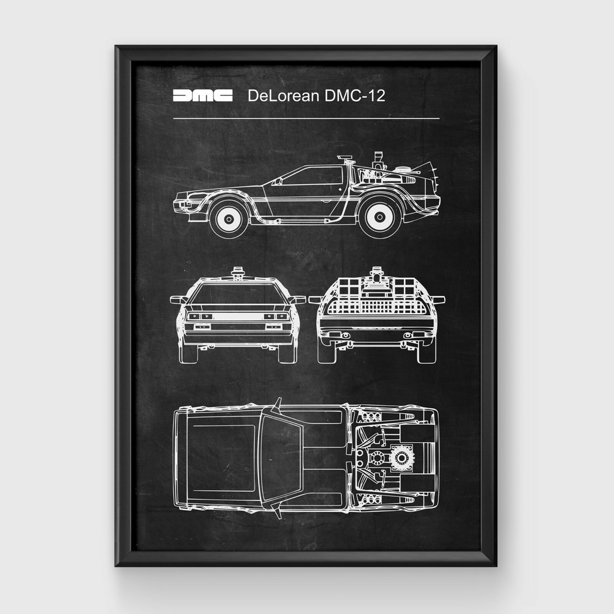 Delorean Blueprints