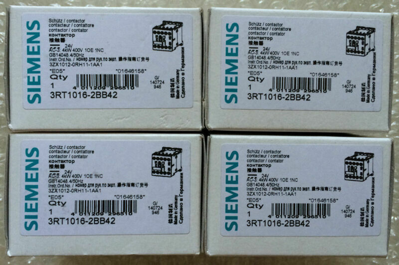 1PC Siemens dc contactor 3RT1016-2BB42 New | eBay