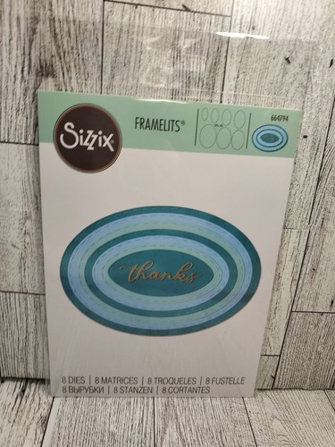 Sizzix+Thinlits+Round+Stitched+Frames+8pc+Die+Set+664794 for sale online | eBay