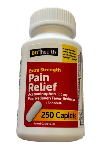 IBUPROFEN 500mg Compare Extra Strength Tylenol 250 Caplets Exp 12/2025 ...