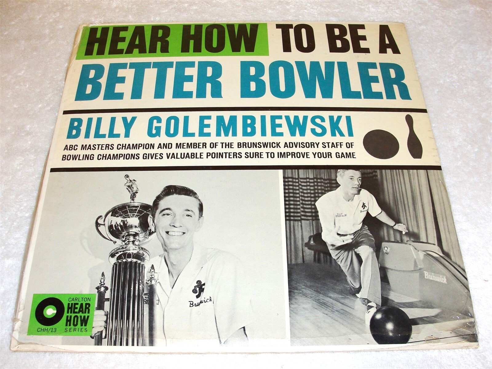 Billy Golembiewski "Hear How To Be A Better Bowler" 1960 Instructional ...