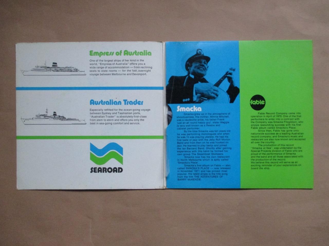 Smacka Fitzgibbon, Smacka at Sea, EP, p/s, gatefold, Australian ...