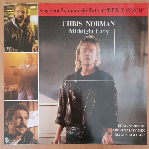 Chris Norman Midnight Lady 1986 Vinyl Maxi 12 Single Schimanski