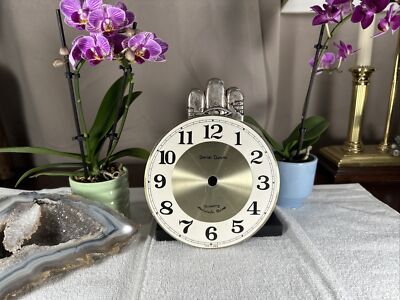 Parts Vintage Daniel Dakota Gold Trim Metal Clock Dial | eBay