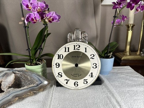 Parts Vintage Daniel Dakota Gold Trim Metal Clock Dial | eBay