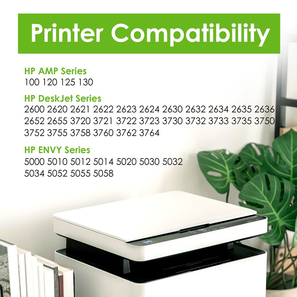 65XL Ink Cartridge For HP 65 65 XL Deskjet 2655 3723 3752 ENVY 5055 ...