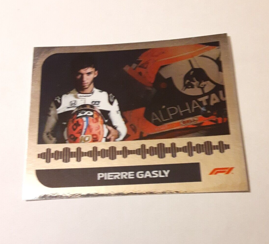 2021 Topps F1 Stickers Pierre Gasly #144 Foil Formula 1 | eBay