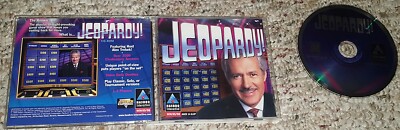Jeopardy! CD-Rom Hasbro 1998 PC/Computer Video Game/Software Trivia TV ...