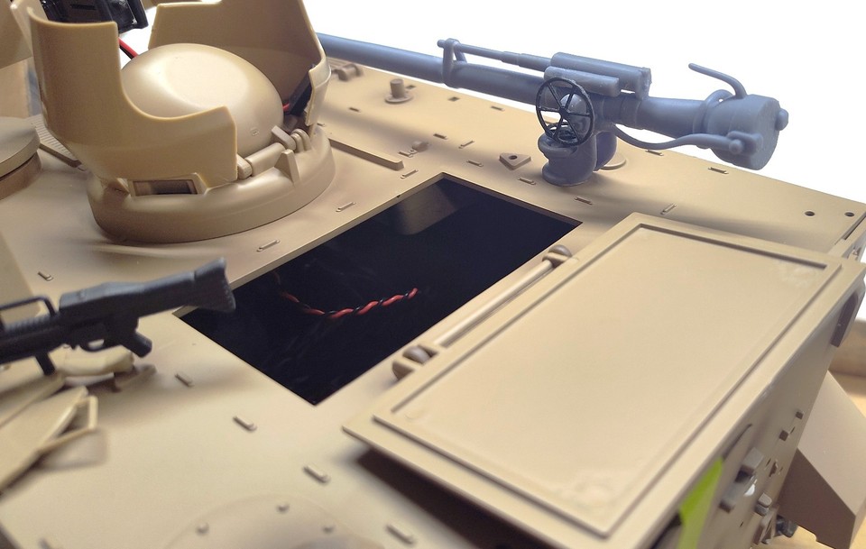 1/16 RC M113 ACAV Recoilless Rifle upgrade for Tongde Vietnam war APC ...