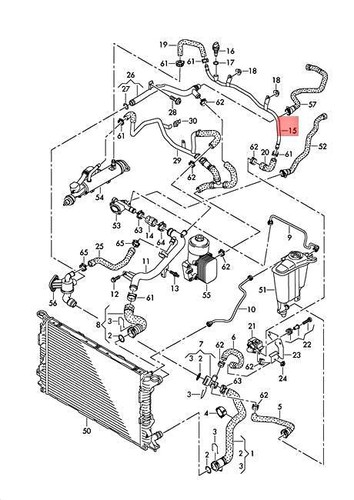 Genuine AUDI SEAT Coolant Pipe Exhaust Gas Cooler 03L121157AH | eBay