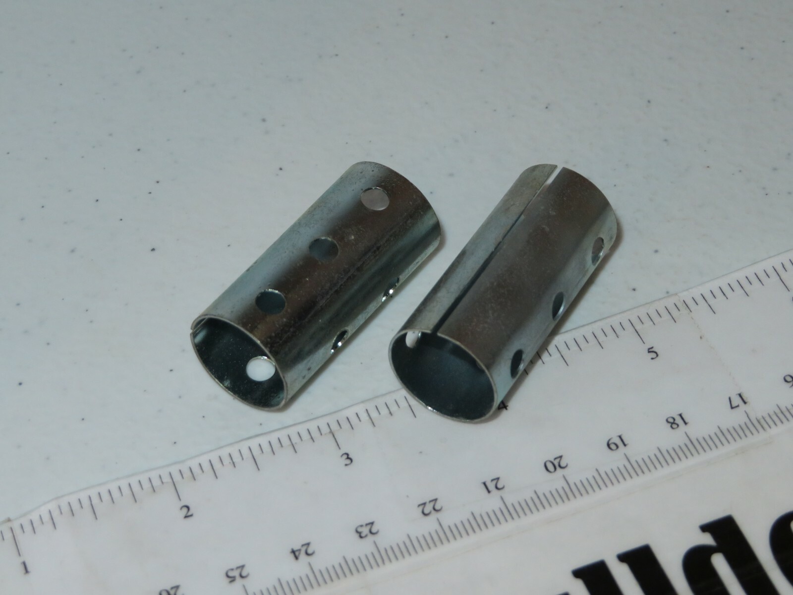 Meccano Erector Motion System #8540 Lot 2 Metal Cylinder Tube Pieces ...